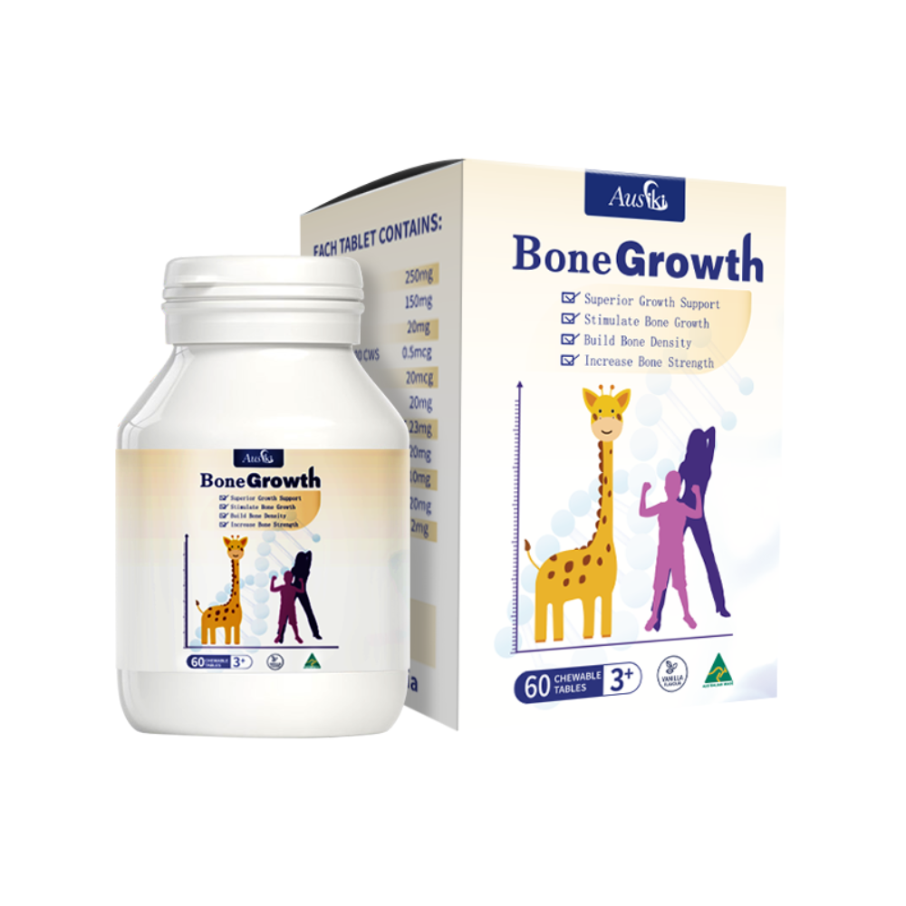 Ausiki Bone Growth 60 Chewables Tablets – Beauty Line
